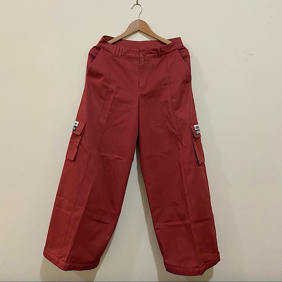 adidas Originals | Pants & Jumpsuits | Adidas Originals Burgundy Wide ...